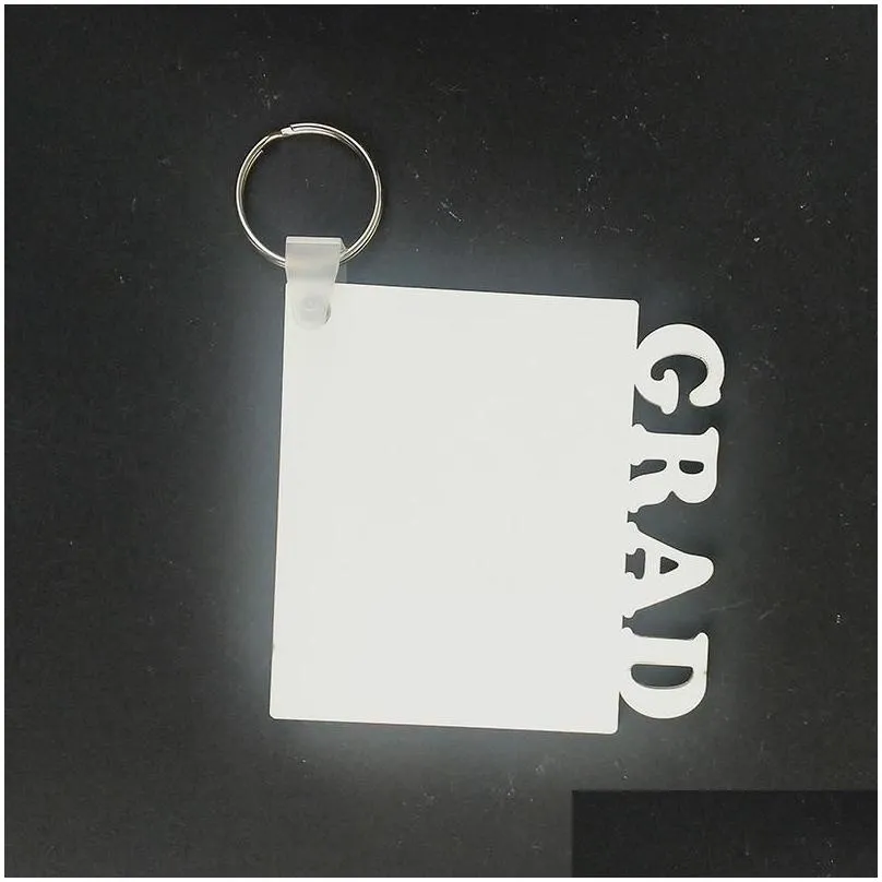 DHgate.com:Personalized Sublimation Keychain, Love Grad Dad Mom Senior ...