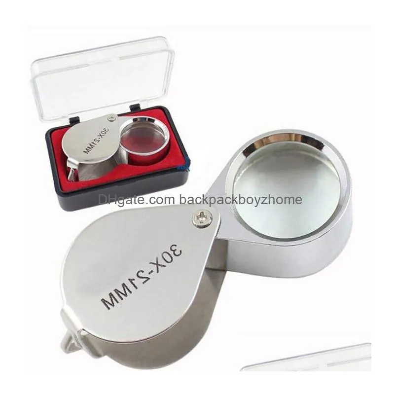 Wholesale Wholesale 30x Folding Microscope Magnifying Glass For ...