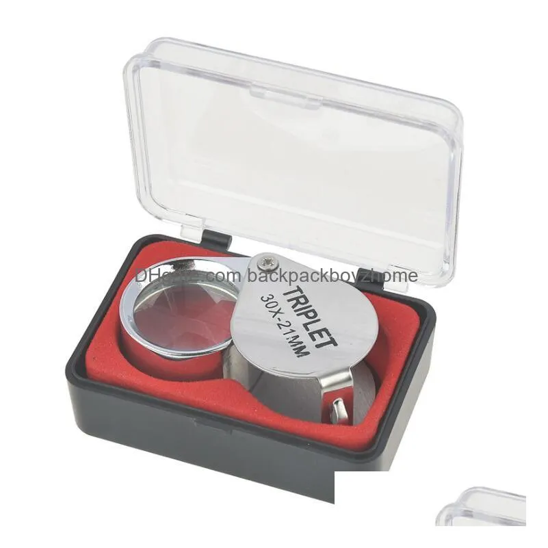 Wholesale Wholesale 30x Folding Microscope Magnifying Glass For ...