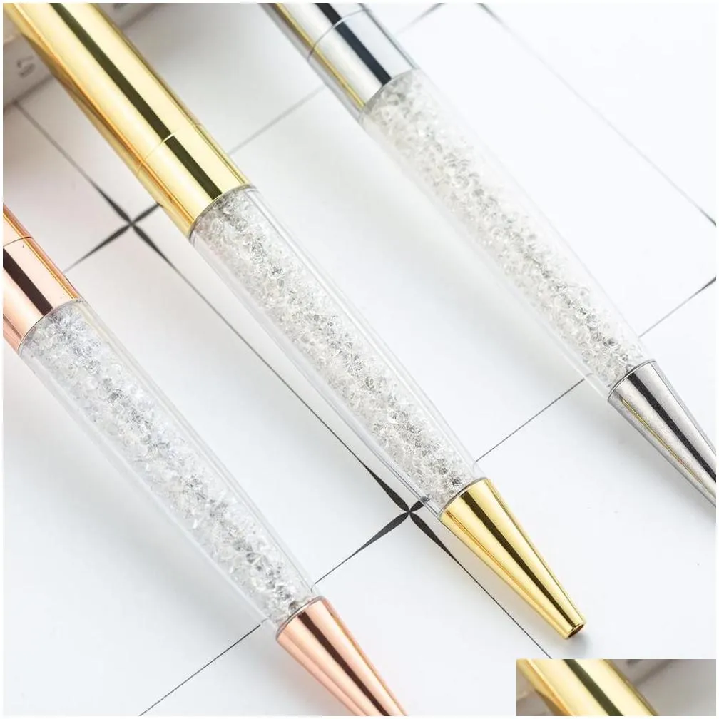 DHgate.com:Diamond Crystal 3Pcs Ballpoint Pens 0.7mm With Ring ...