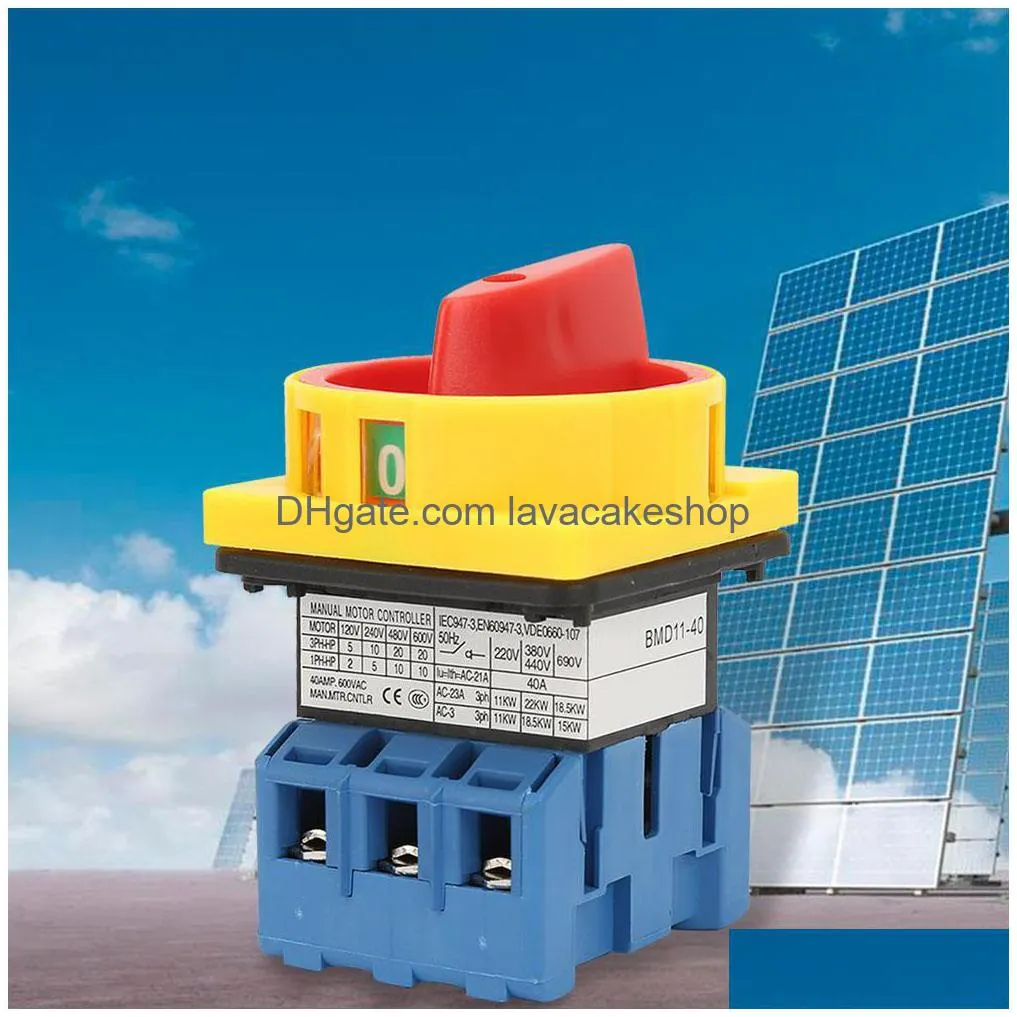 Wholesale Switches 40A Load Circuit Breaker Switch 3Pole 2Position ...