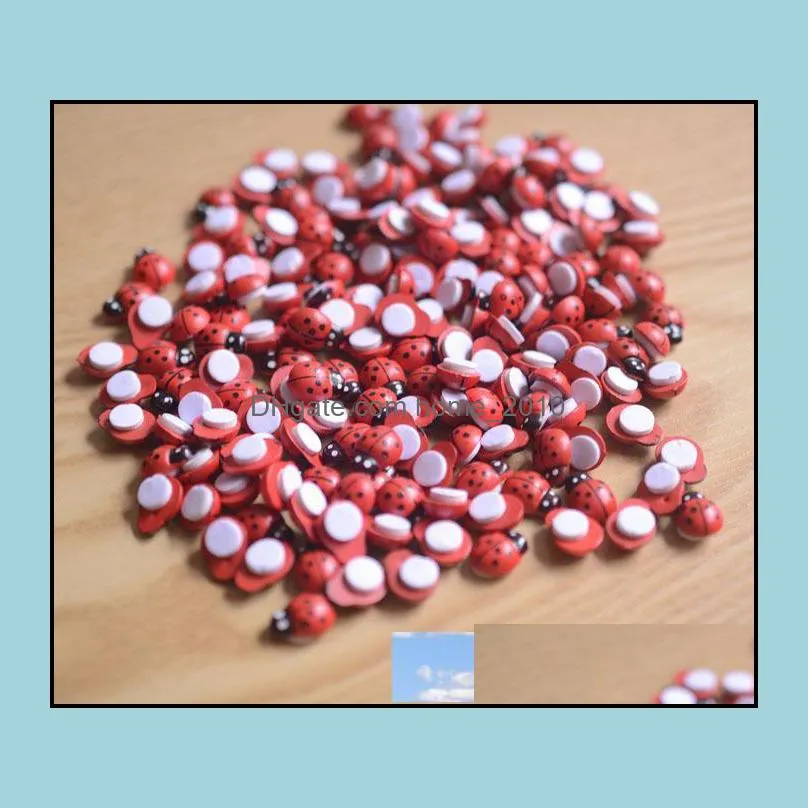 Lady Bug Craft Artificial Mini Lady Bugs Insects Beatle Fairy Garden ...