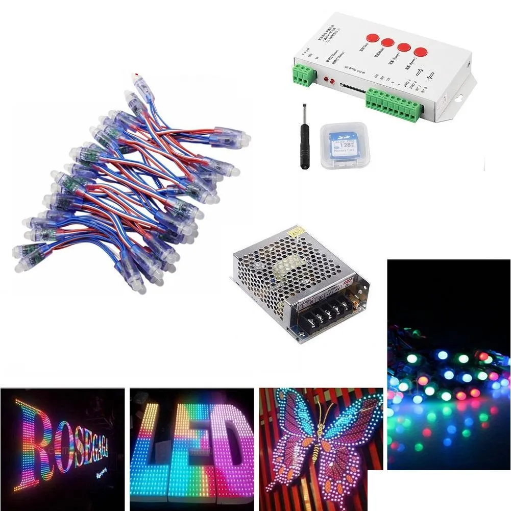 Of 500/1000 Led Matrix Module With Ws2811 Pixel Modes, DC 5V 12mm, IP68 ...