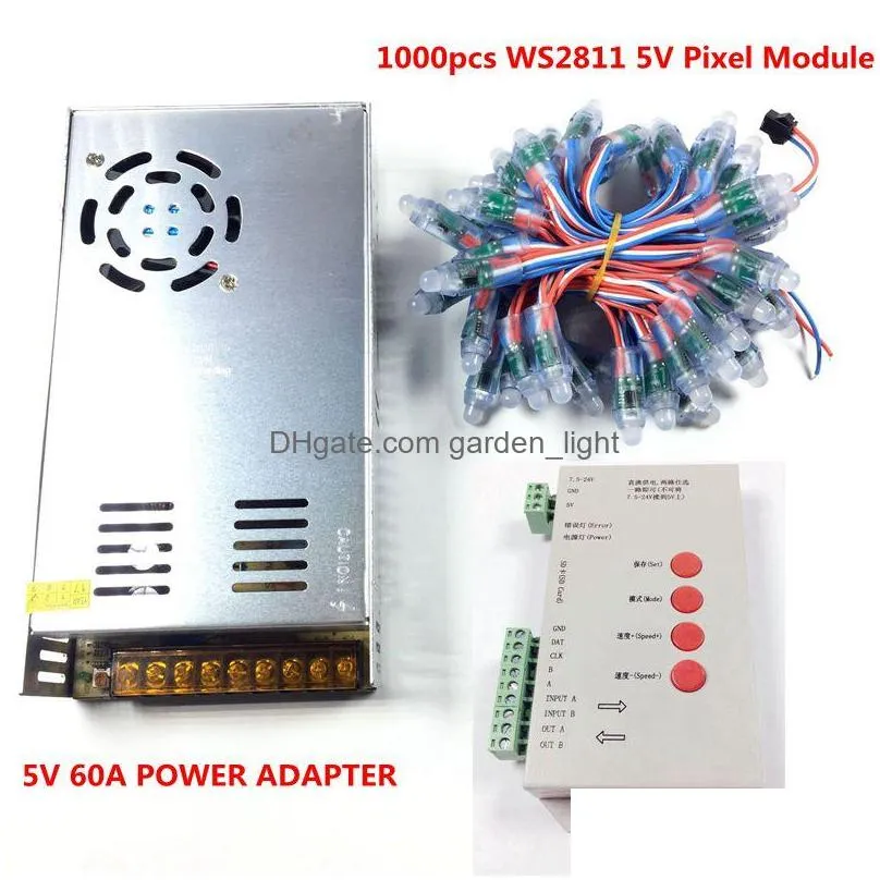 Of 500/1000 Led Matrix Module With Ws2811 Pixel Modes, DC 5V 12mm, IP68 ...