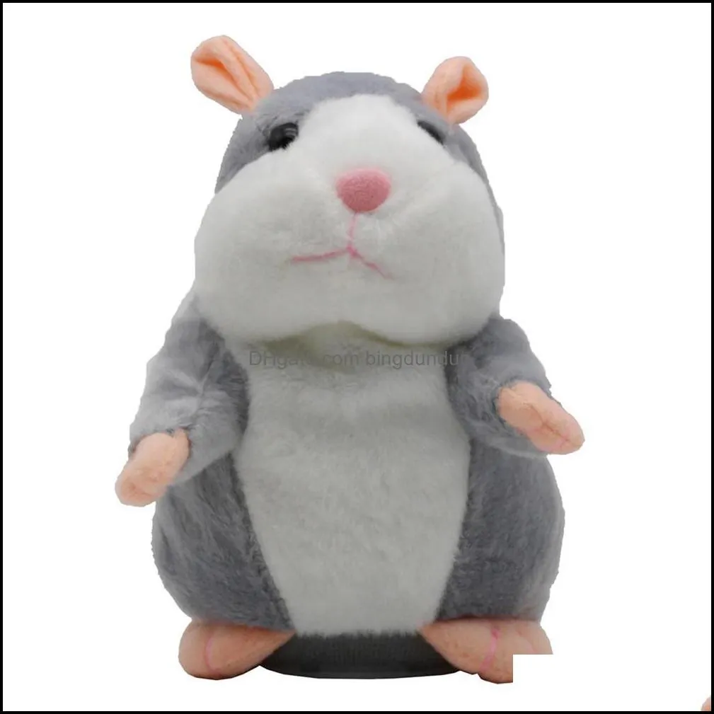 Party Favor Electric Talking Hamster Plush Stuffed Animals Toy Learn ...