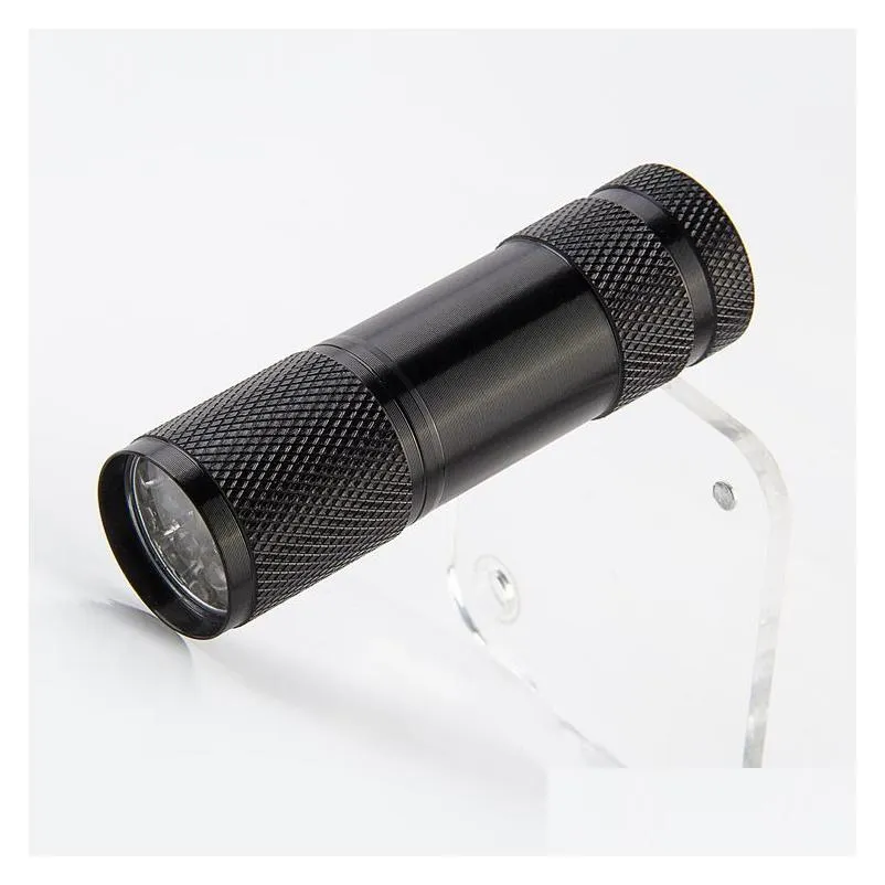 DHgate.com:Ultra Bright 9 LED Flashlight UV Tra Violet Mini Portable ...