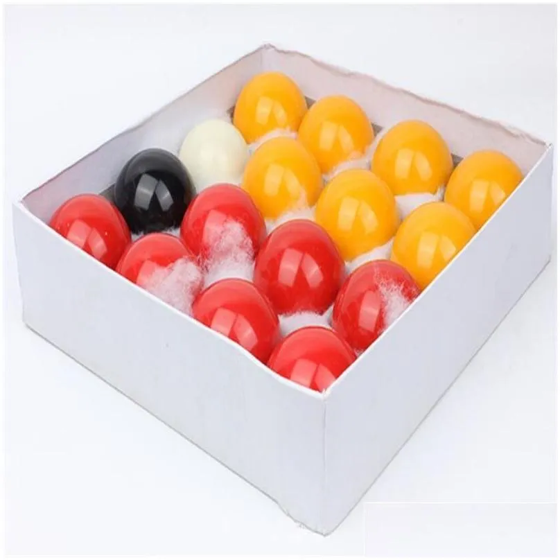 DHgate.com:Red Yellow Billiard Snooker Balls Set of 16 - 30mm Pool ...