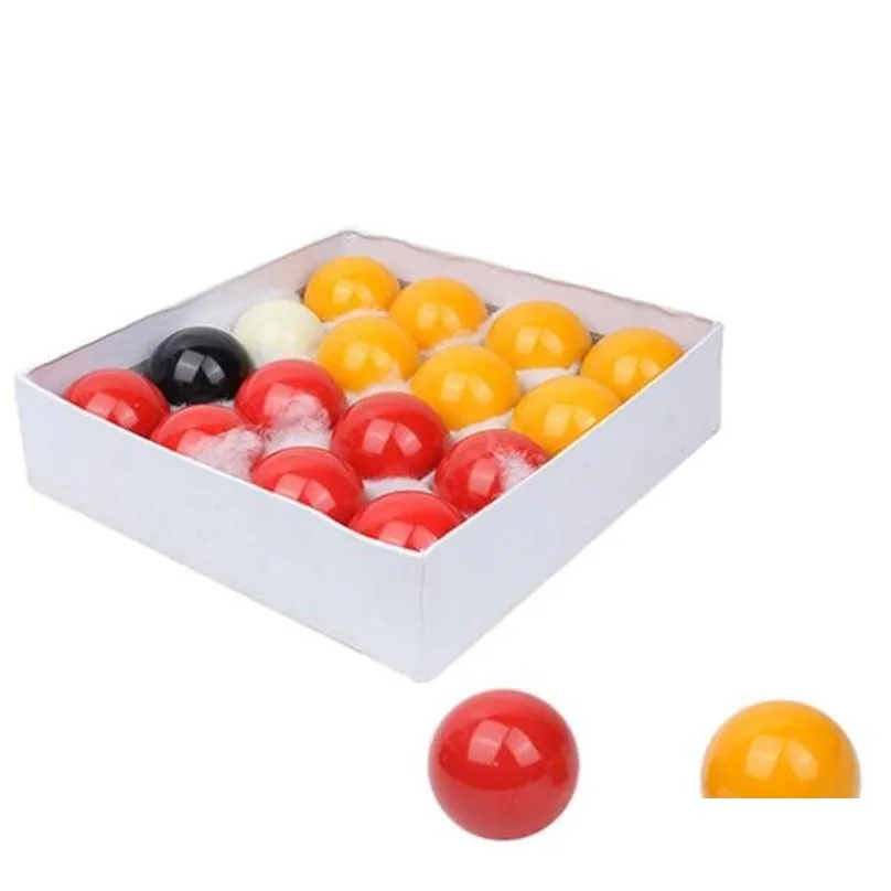 DHgate.com:Red Yellow Billiard Snooker Balls Set of 16 - 30mm Pool ...