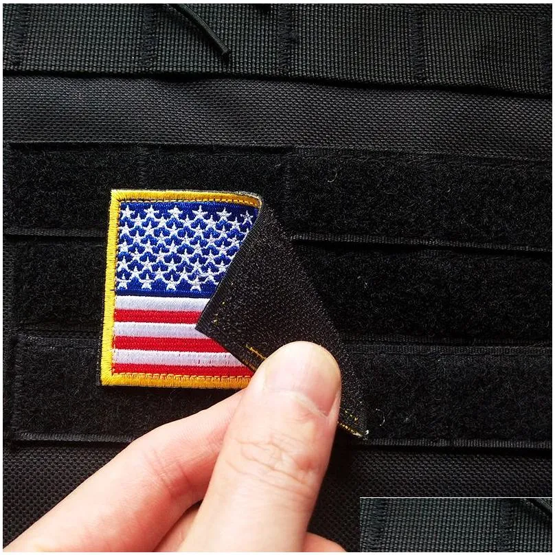 DHgate.com:American Flag Embroidered Armband, Tactical Black Hook Loop ...