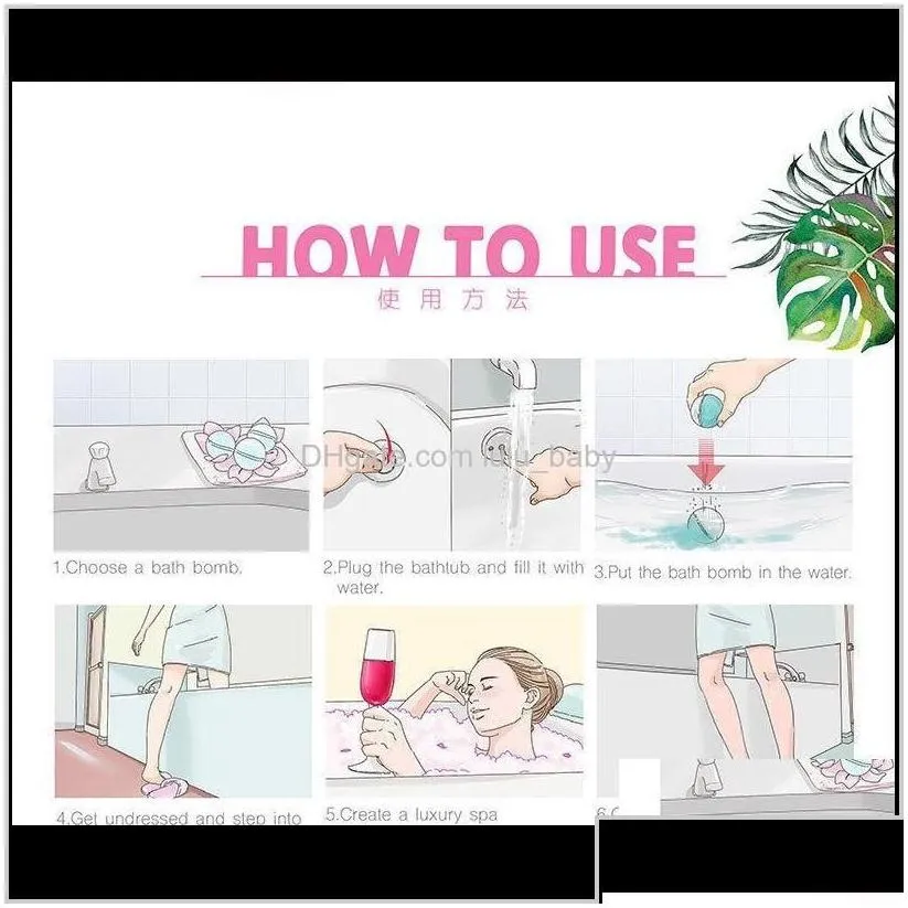 DHgate.com:10G Handmade Bath Bomb Balls | Natural Essential Oils | Spa ...