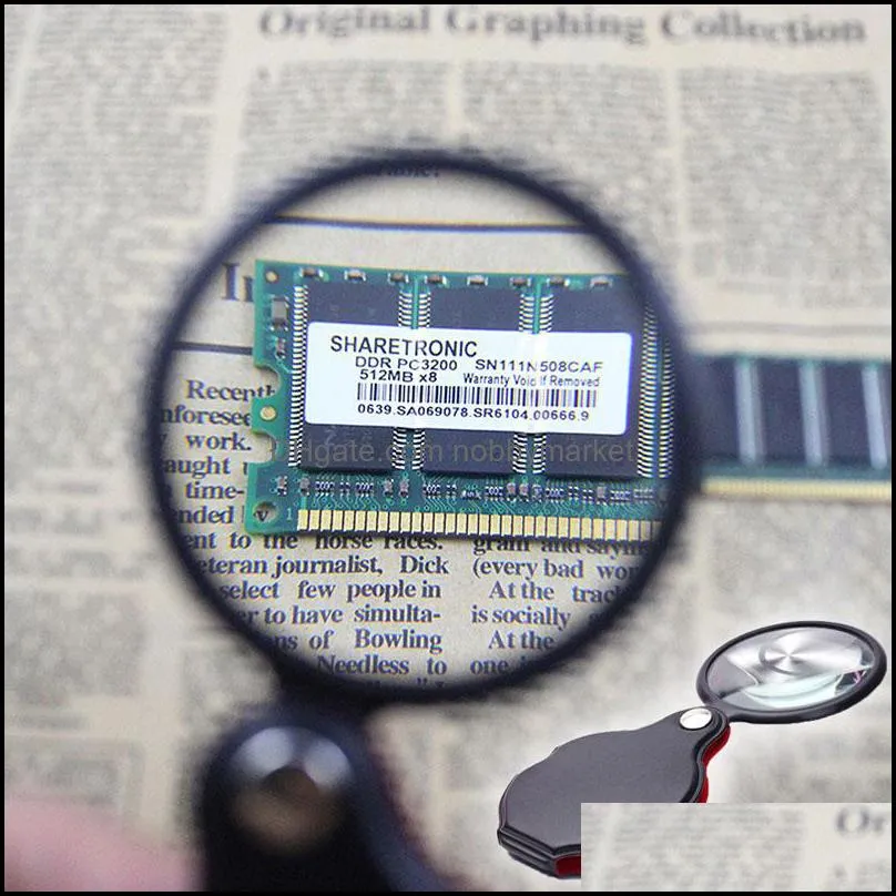 DHgate.com:10X Handheld Magnifying Glass - Foldable & Portable Mini ...