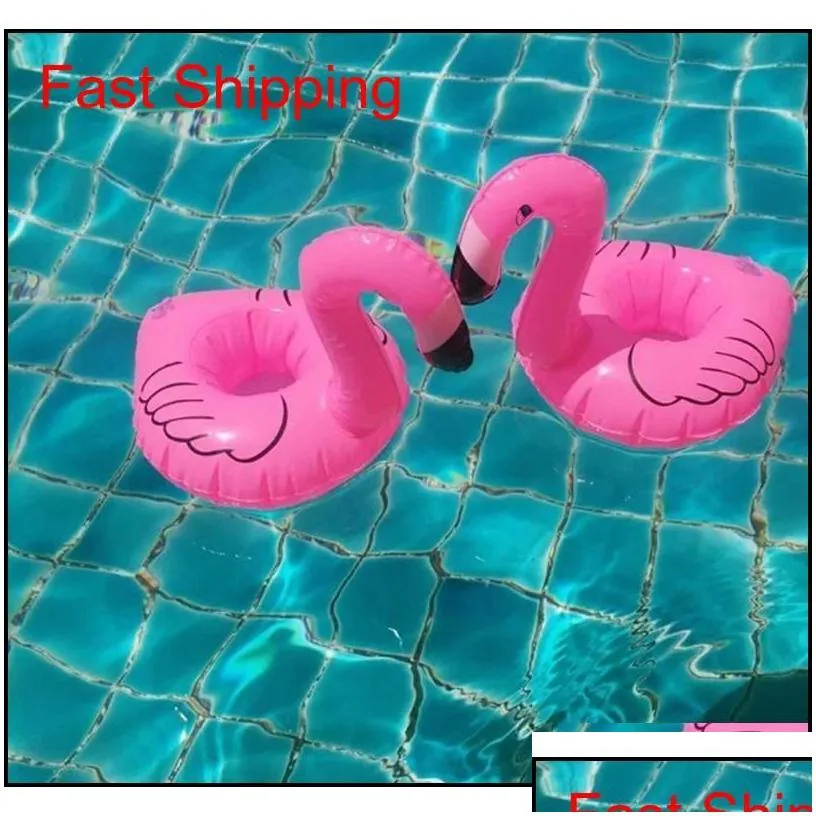 Other Pools Spashg Inflatable Toy Drinks Cup Holder Watermelon Flamingo ...