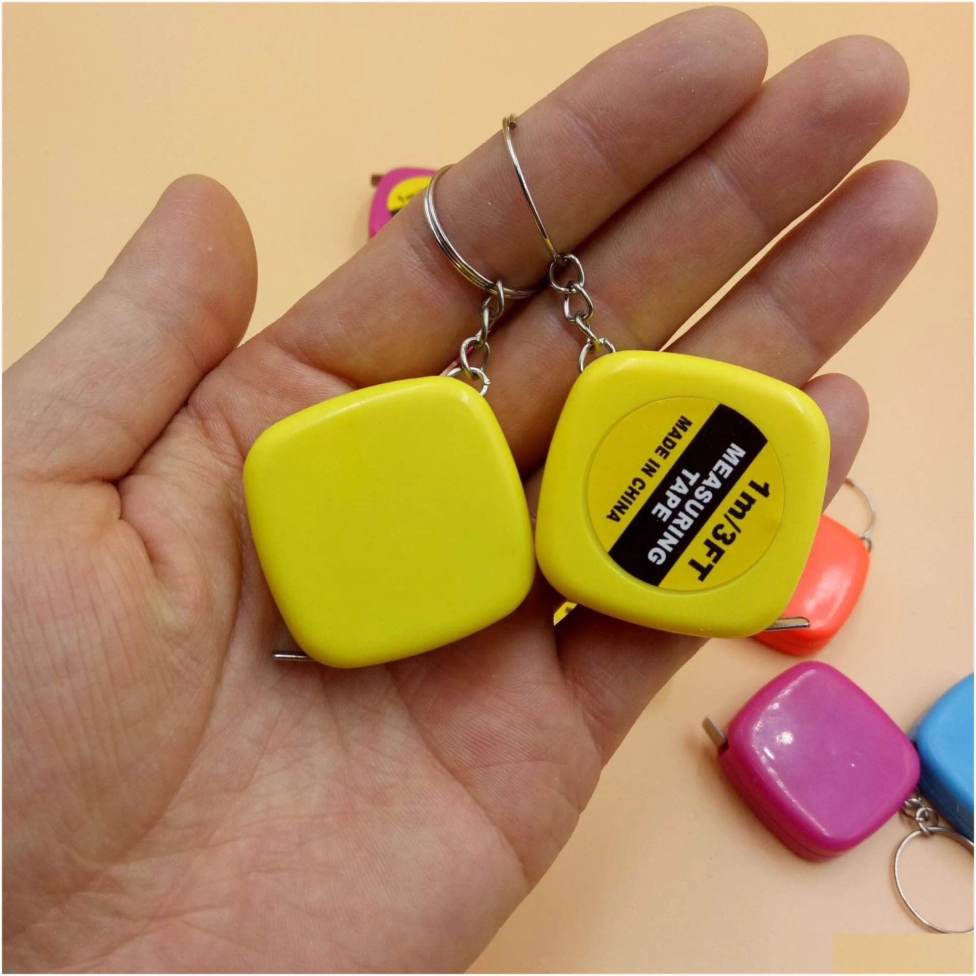 DHgate.com:Mini Steel Tape Measure with Keychain, 1M Portable ...