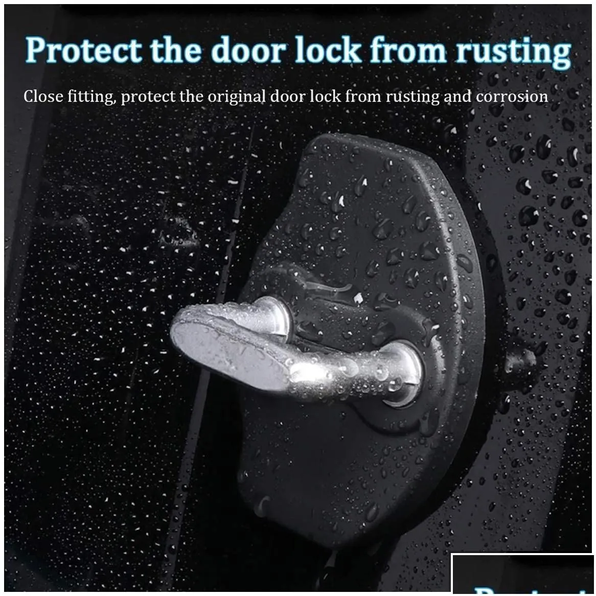 DHgate.com:Tesla Model 3/Y Door Lock Protector, Door Stopper Latch ...
