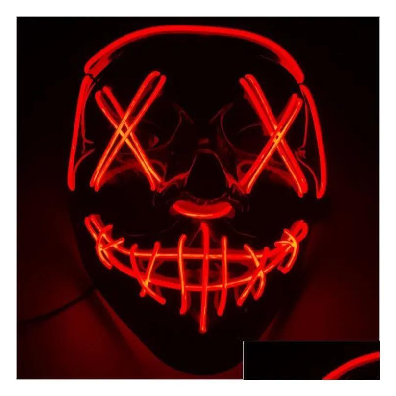 DHgate.com:LED Light Up Halloween Mask for Purge Election Year Festival ...