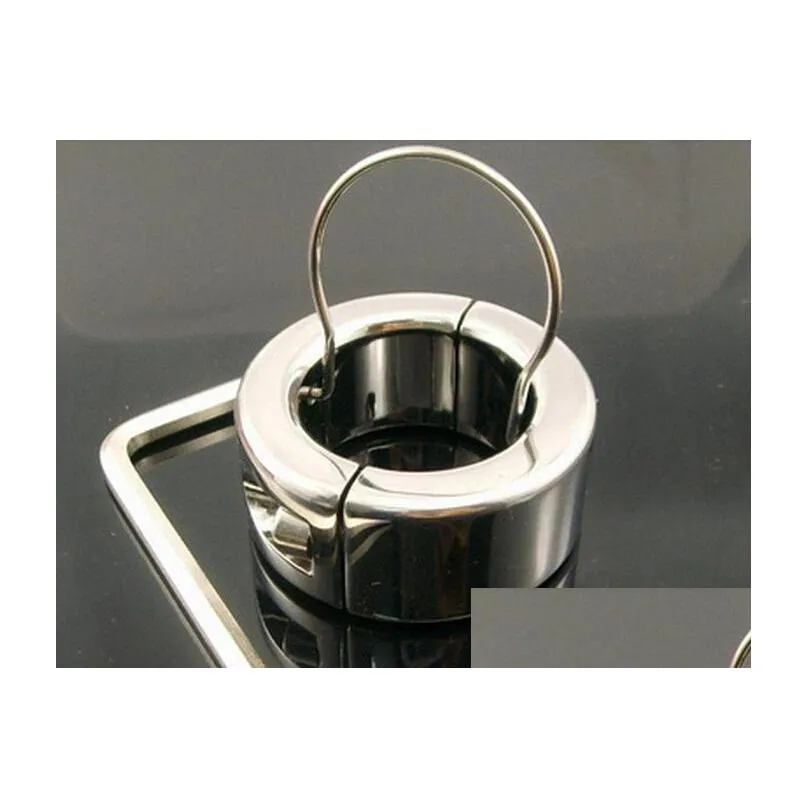 Other Health Beauty Items Stainless Steel Ball Stretcher Chastity Male ...