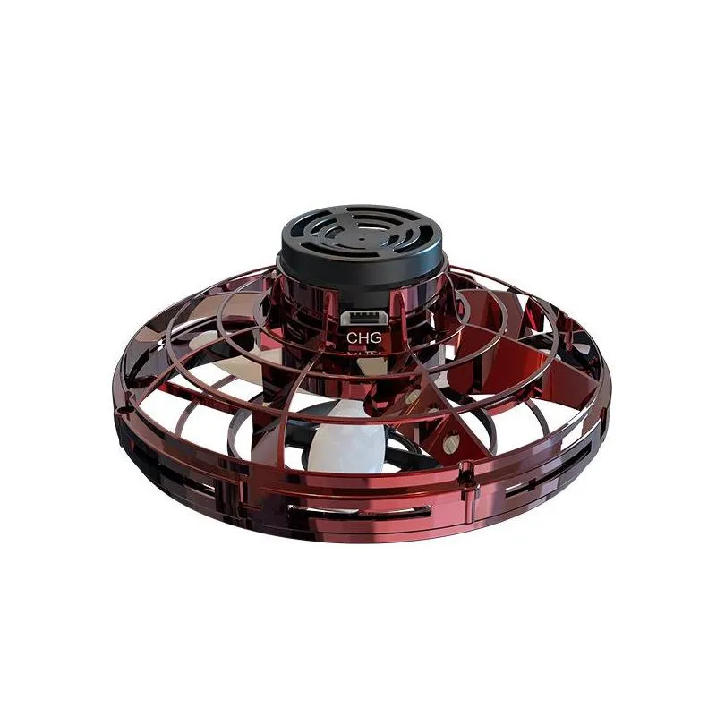 Flynova Ufo Fidget Spinner Toy Portable Rc Brushless Helicopter With ...