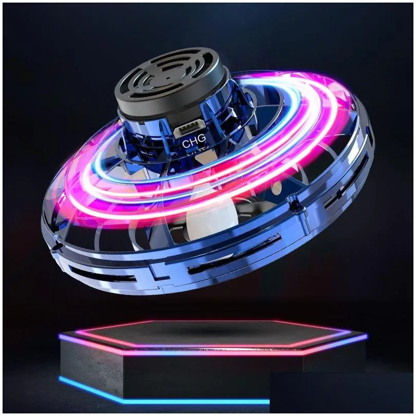 Flynova Ufo Fidget Spinner Toy Portable Rc Brushless Helicopter With ...