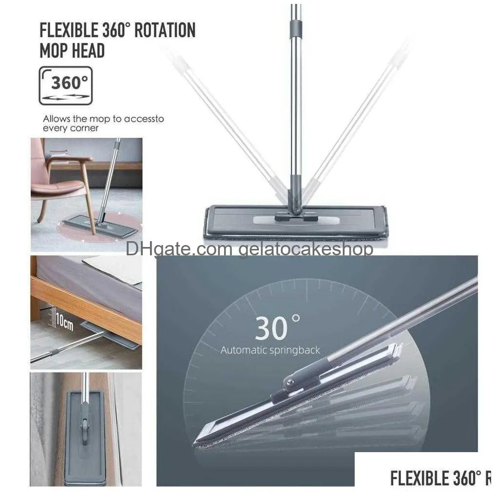 Sponge Mop For Wallss Hand Flat Floor Sponge Mop For Walls And Bucket ...