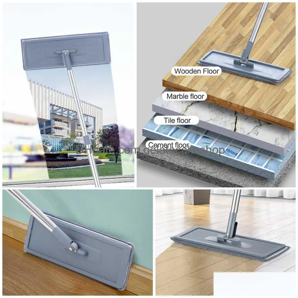 Sponge Mop For Wallss Hand Flat Floor Sponge Mop For Walls And Bucket ...