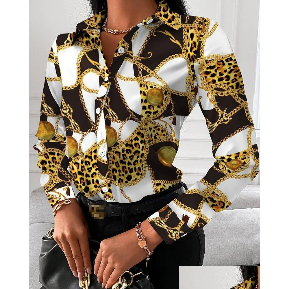 Chain print blouse store