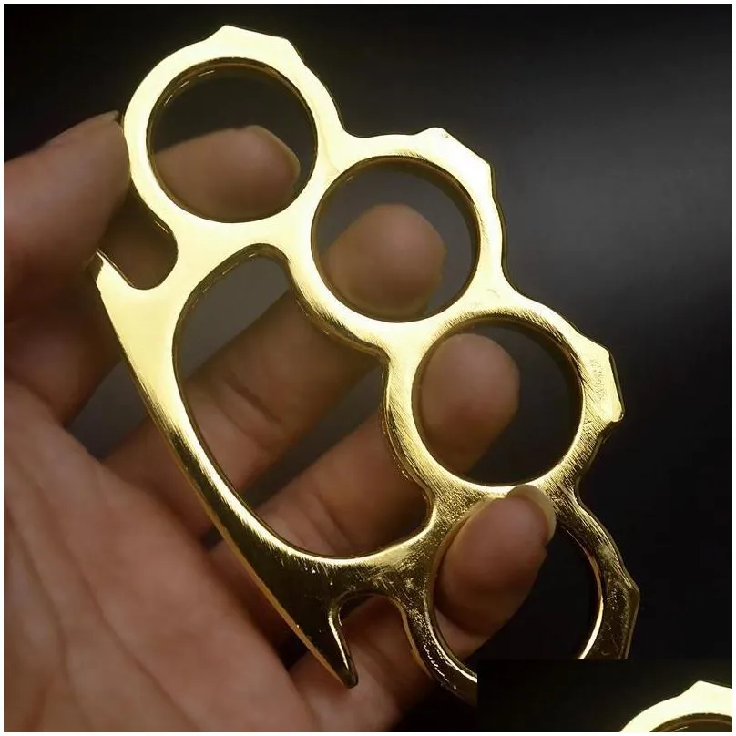 Brass Knuckle Self Defense Keychain For Personal Security Black And ...