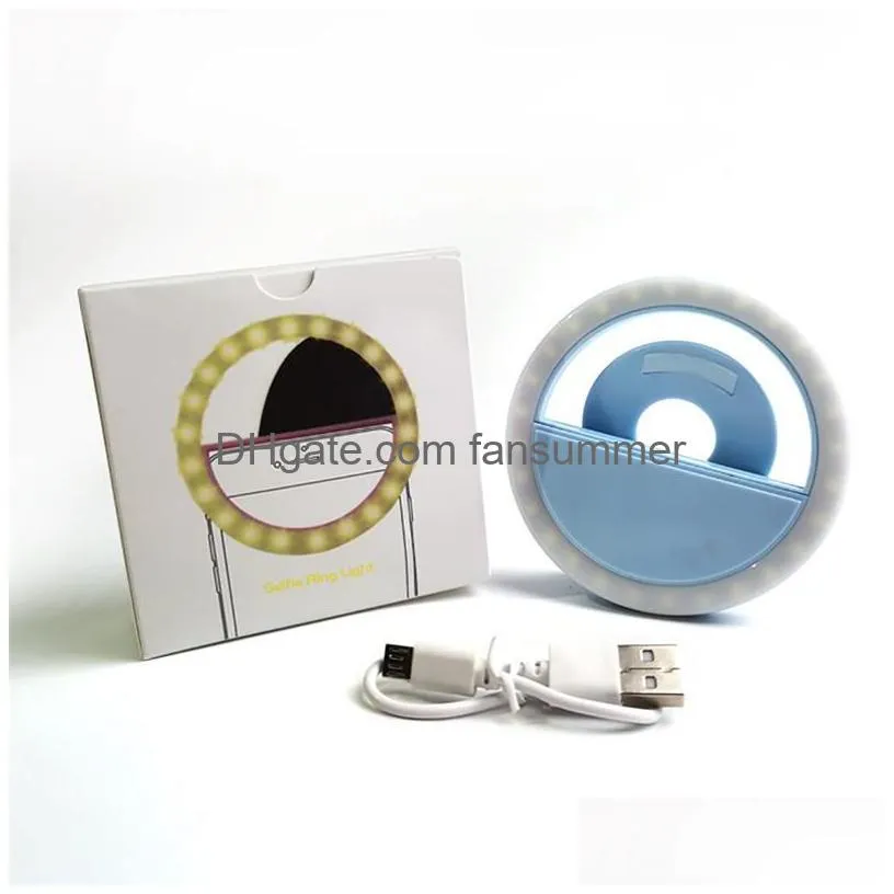 DHgate.com:Rechargeable Selfie Ring Light with LED Camera Photography ...