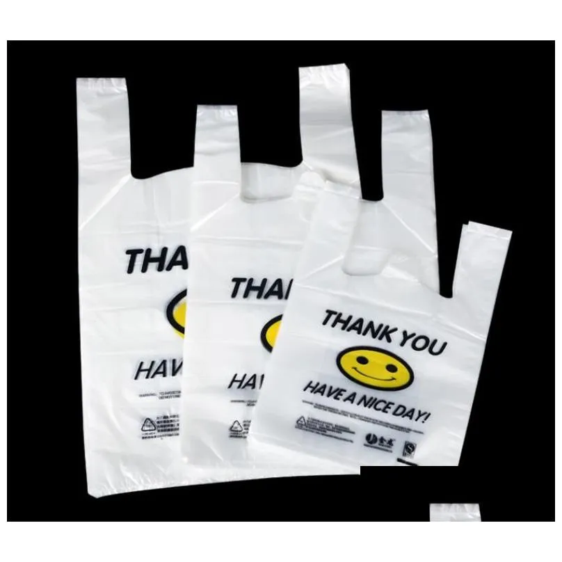 Customizable Waterproof Smiling Face Packing reusable shopping bags ...
