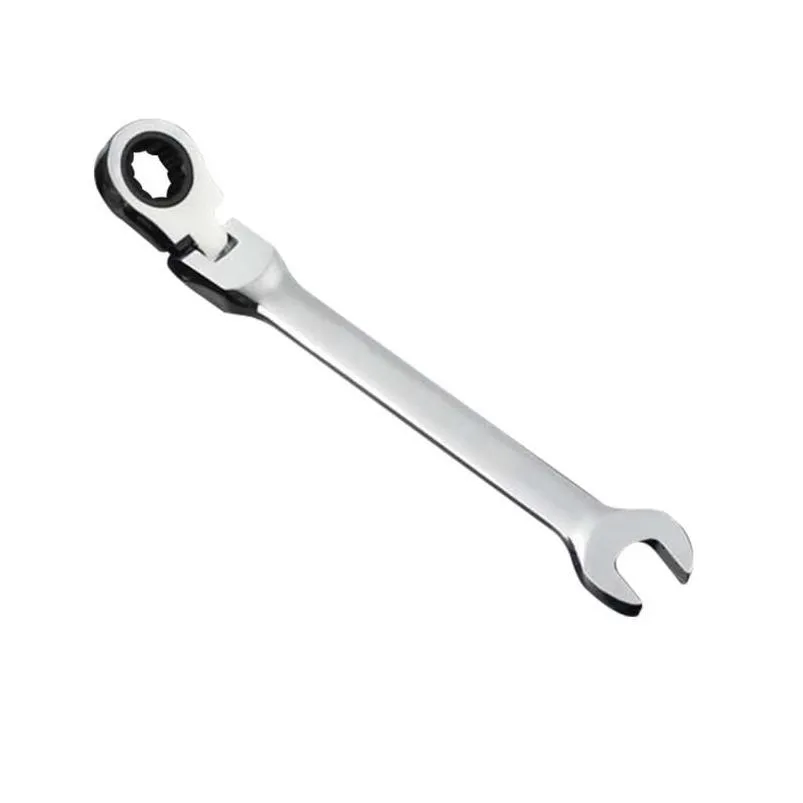 Flexible Ratchet Gears Wrench Set For Bike Torque Spanner 624mm Open End Repair Tool With Drop ...