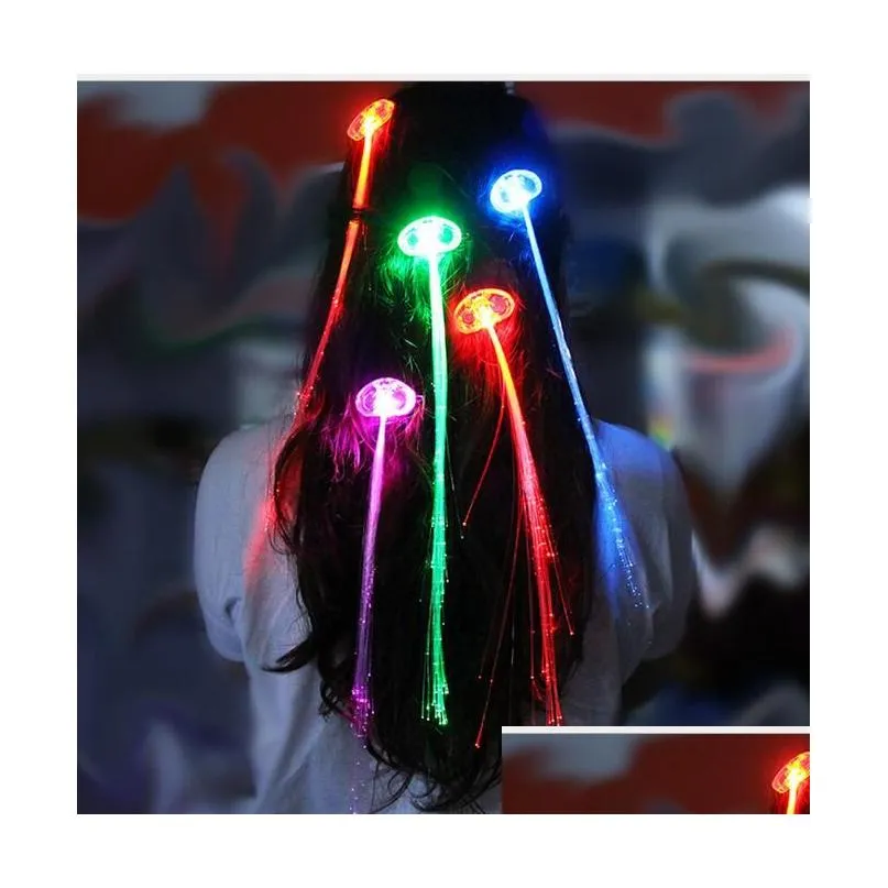 DHgate.com:Luminous Light Up Hair Extensions, Glow in the Dark Braid ...