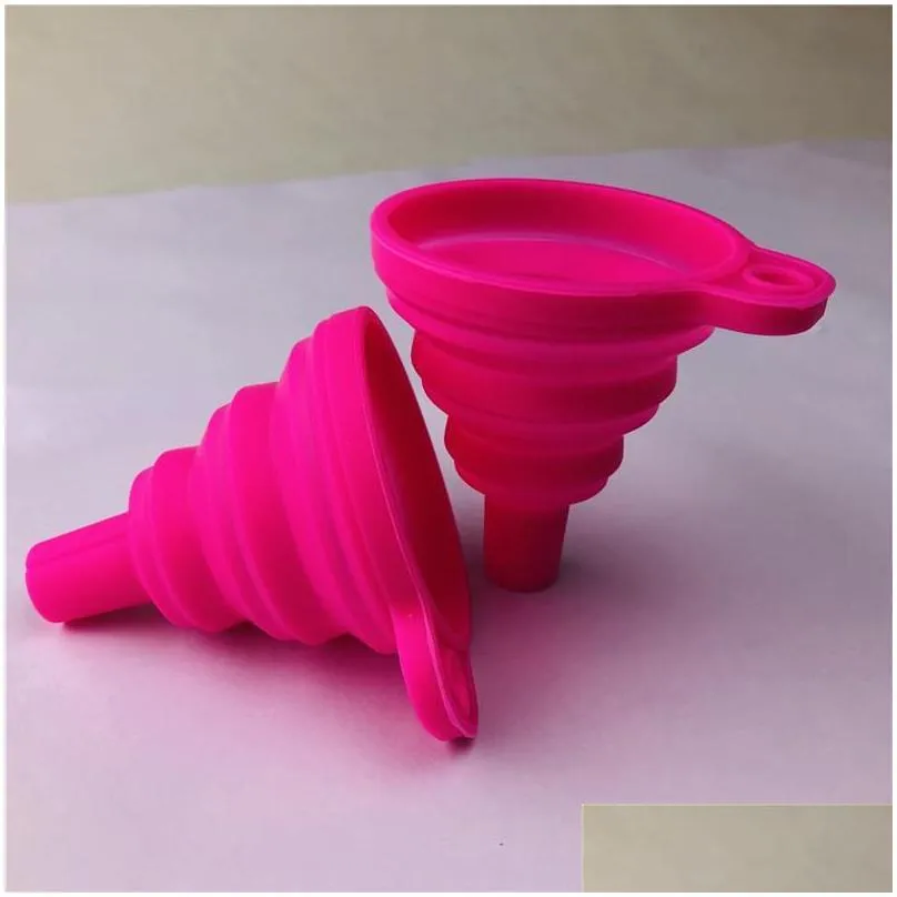 DHgate.com:Foldable Silicone Kitchen Funnel Set | Collapsible & Portable Mini Funnels for Easy ...