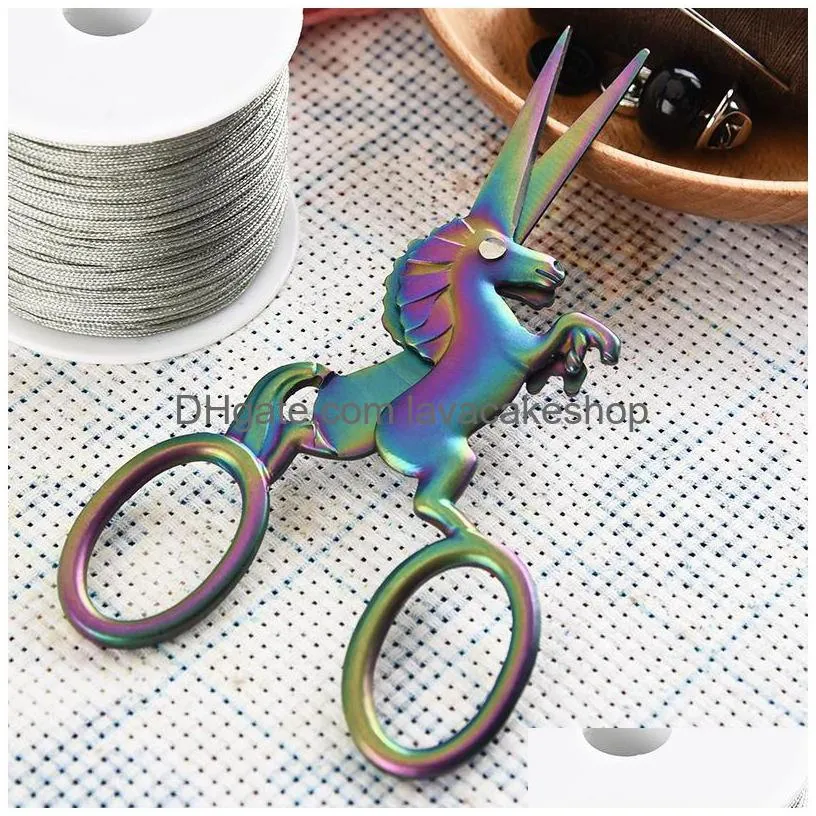 DHgate.com:Multicolor Horse Scissors - Sharp Stainless Steel Shears for ...