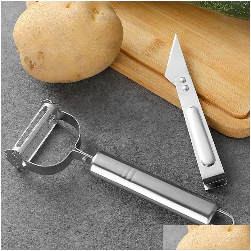 DHgate.com:Jienne 3Pcs Kitchen Peeler Set - Durable Stainless Steel ...