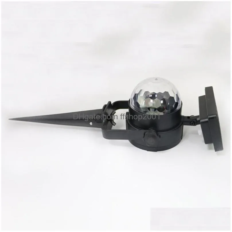 DHgate.com:Colorful Solar Rotating Projection Lamp, Waterproof Outdoor ...