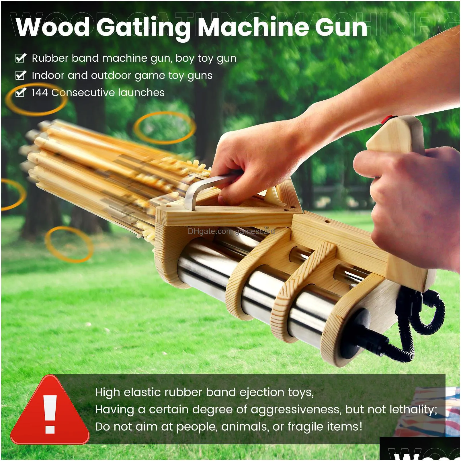 How To Make A Rubber Band Machine Gun