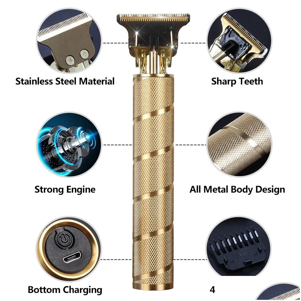 Electric Head Hair Shaver & Men Shaver Set Cordless Hair Clippers For ...