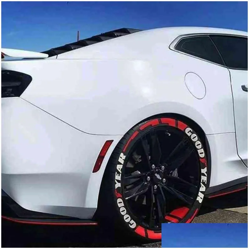 Tire Letter Sticker Decals | Custom DIY Motorcycle Car Wheel Rim ...