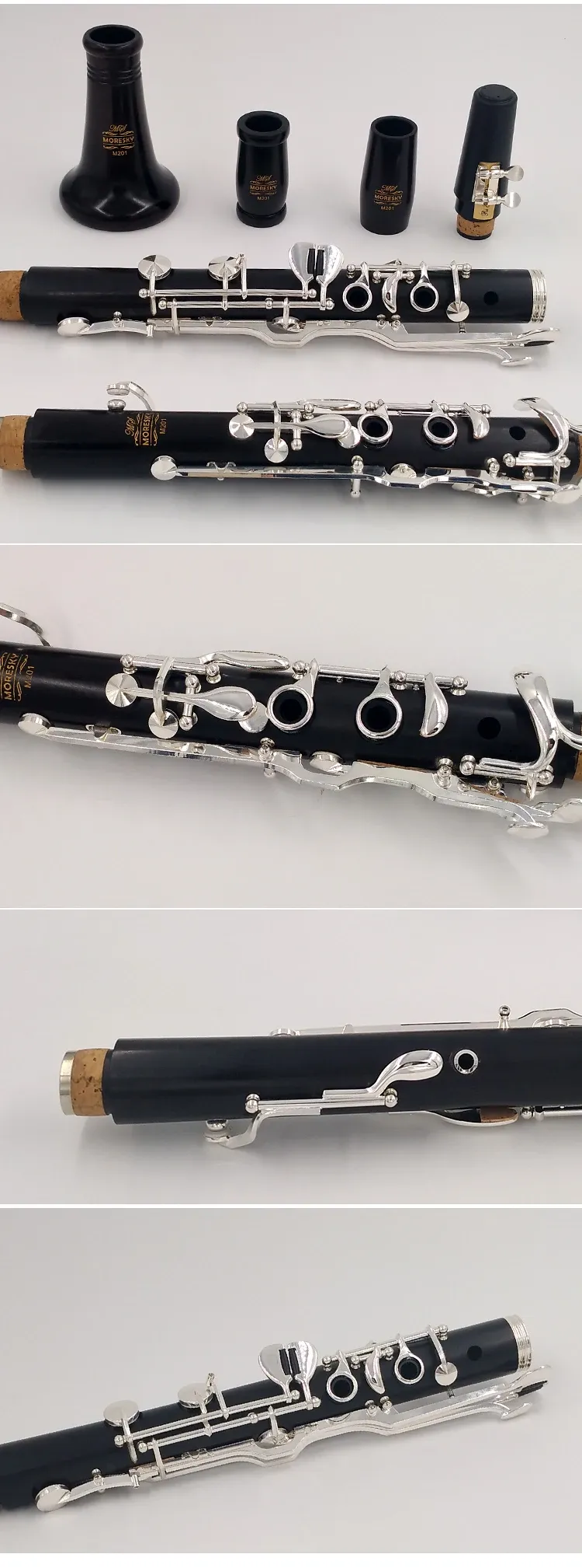 Clarinete Oehler System G Tune Clarinete De Ébano Chaves Banhadas A ...