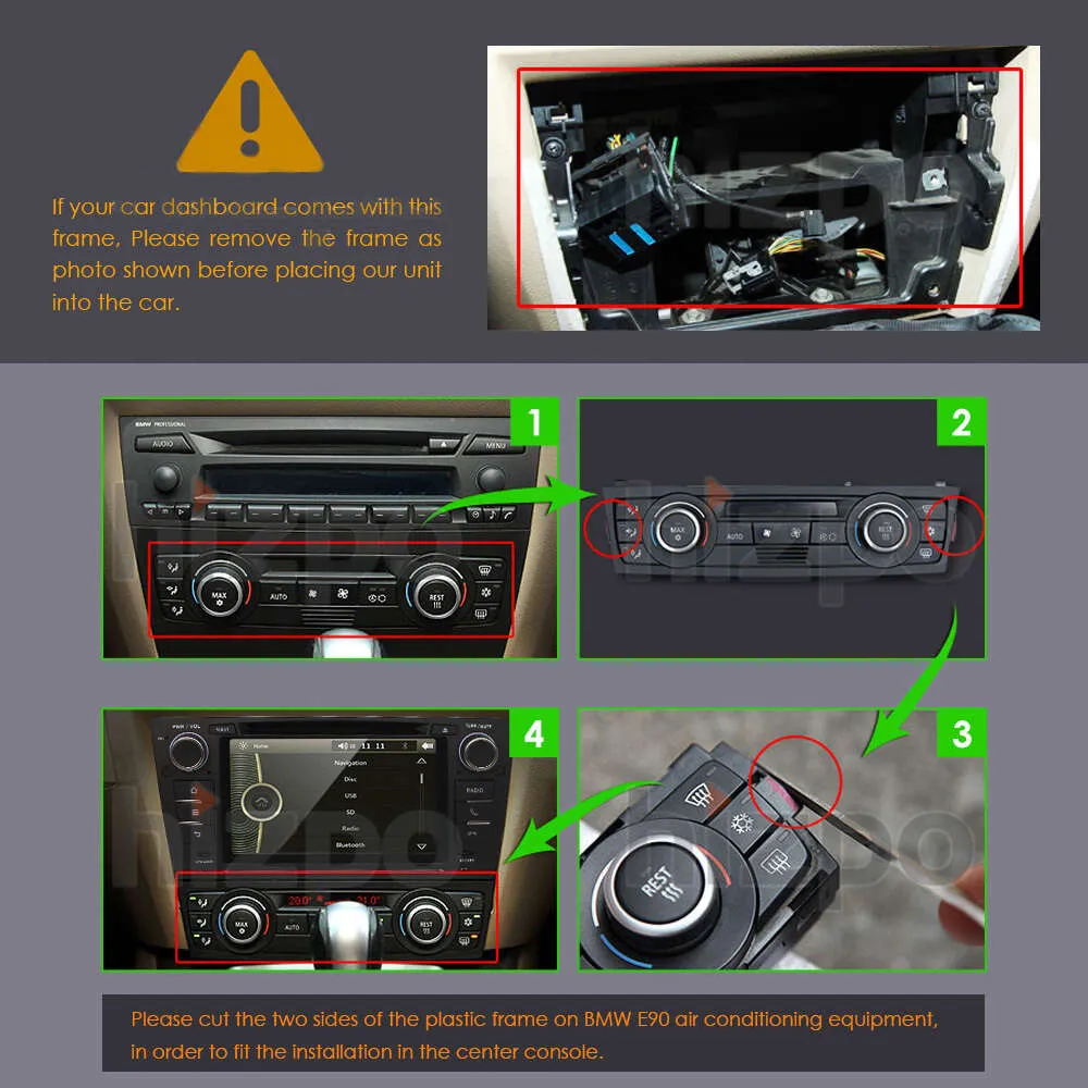 Carplay 4G LTE 9 2 Din Android Autoradio Multimedia Video Player Voor 3 ...