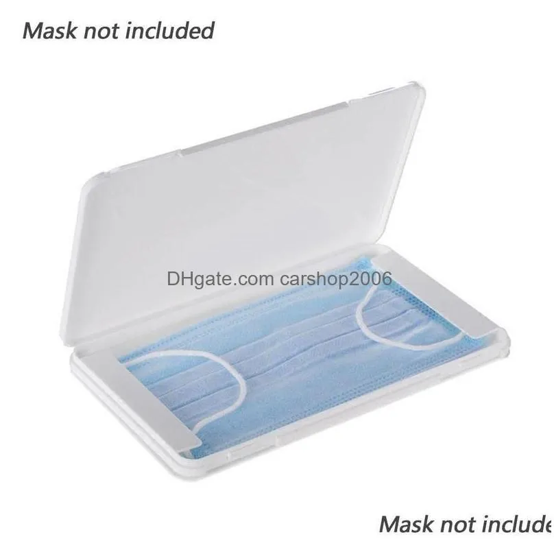 Portable Disposable Disposable Face Mask Container Dustproof Storage ...