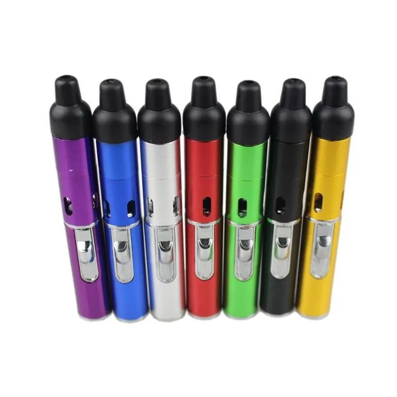DHgate.com:Click N Sneak Lighter, Metal Pipe Vaporizer, Windproof Gas ...