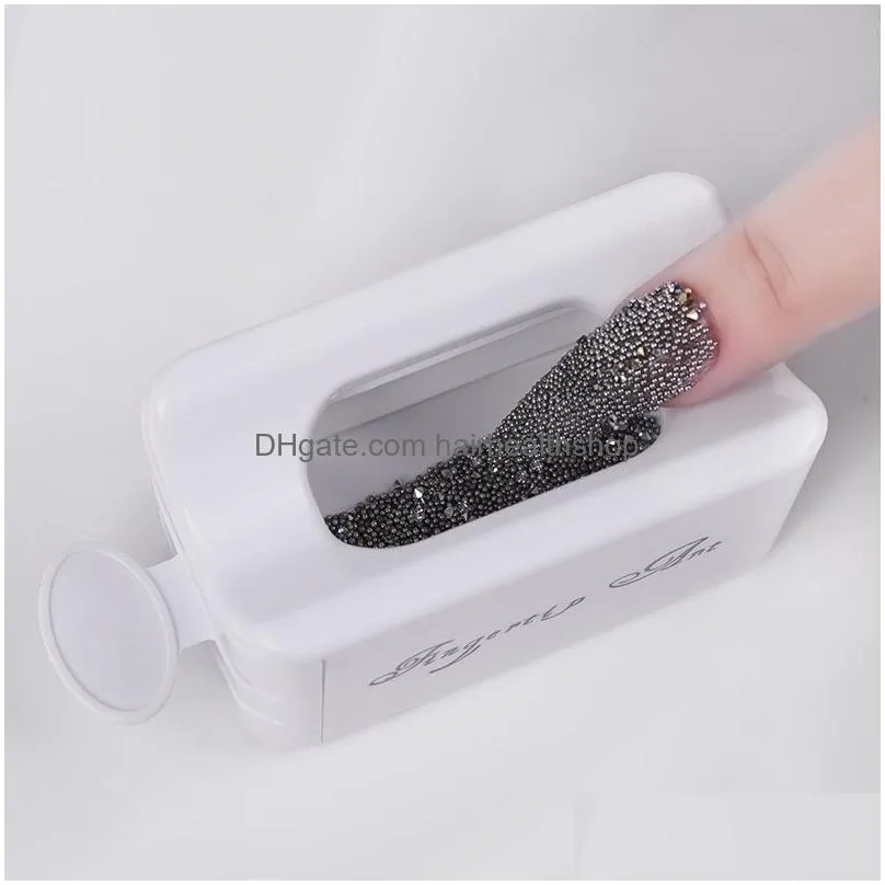 DHgate.com:Dip Powder Recycling Tray: Portable Magic Mirror Glitter ...