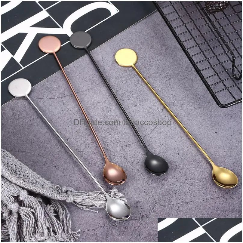 DHgate.com:Stainless Steel Cocktail Spoon, Spiral Pattern Teadrop ...