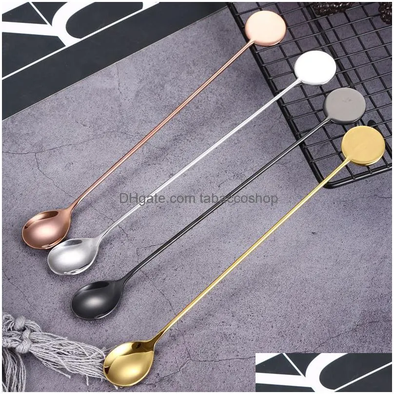 DHgate.com:Stainless Steel Cocktail Spoon, Spiral Pattern Teadrop ...