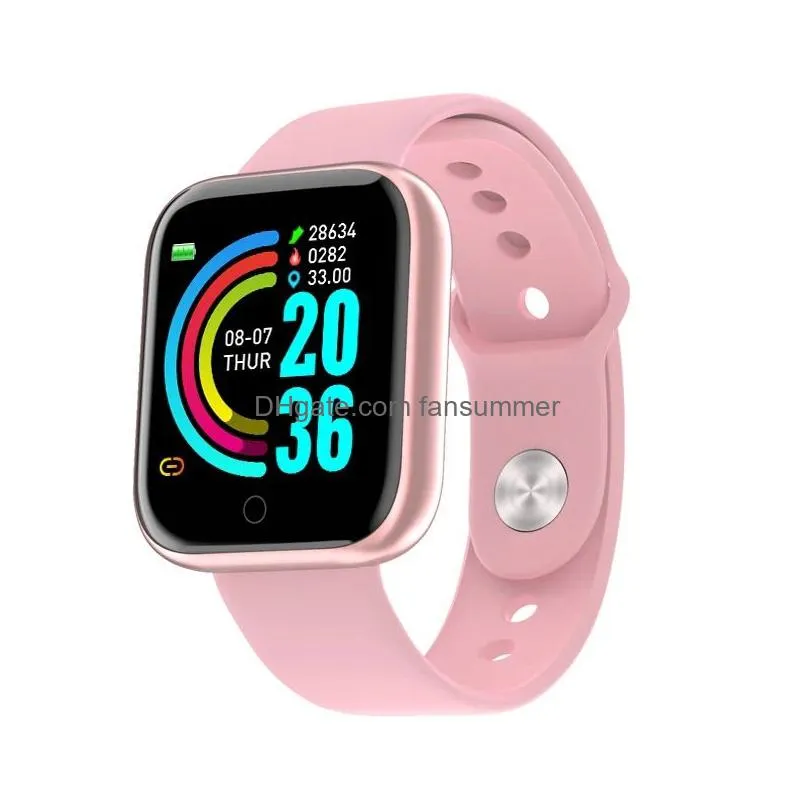 Y68 Smart Watch, Colorful Fitness Tracker With Step Counting, Sports ...