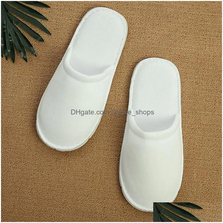 DHgate.com:Breathable Anti-Slip Soft Disposable Slippers: Thick Cozy ...