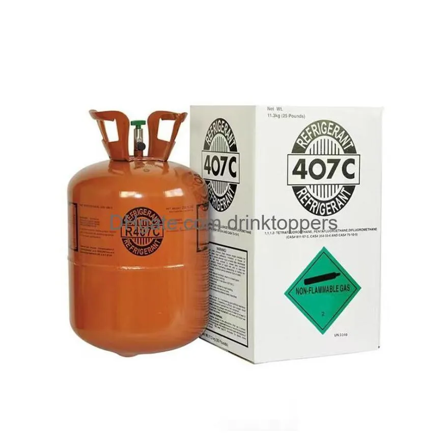 25Lb Freon Steel Cylinder Tank Refrigerant Packaging For Frigidaire Air ...
