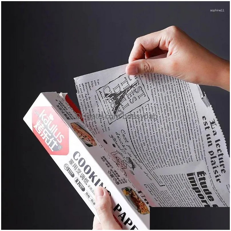 DHgate.com:8M 30cm Greaseproof Paper Food Grade Baking Wrappers for BBQ ...