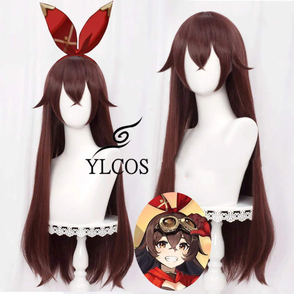 Genshin Impact Amber Cosplay Black Glitter Catsuit With 80cm Wig Unisex