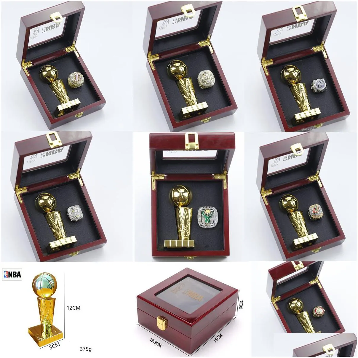 DHgate.com:Basketball Team Championship Rings with Display Box - 56 ...